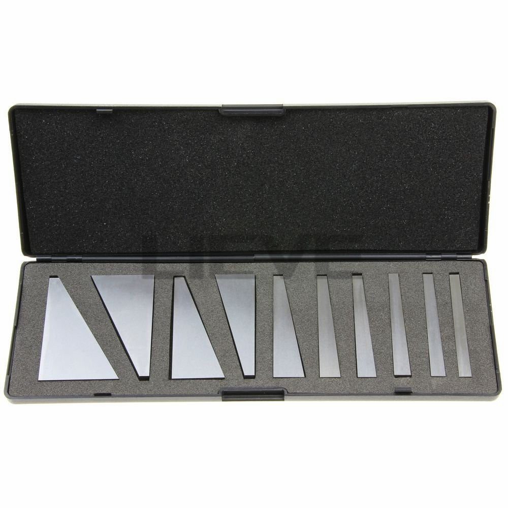 10Pcs 1-30 Degree Precision Ground Durable Angle Block Set With Storag ...